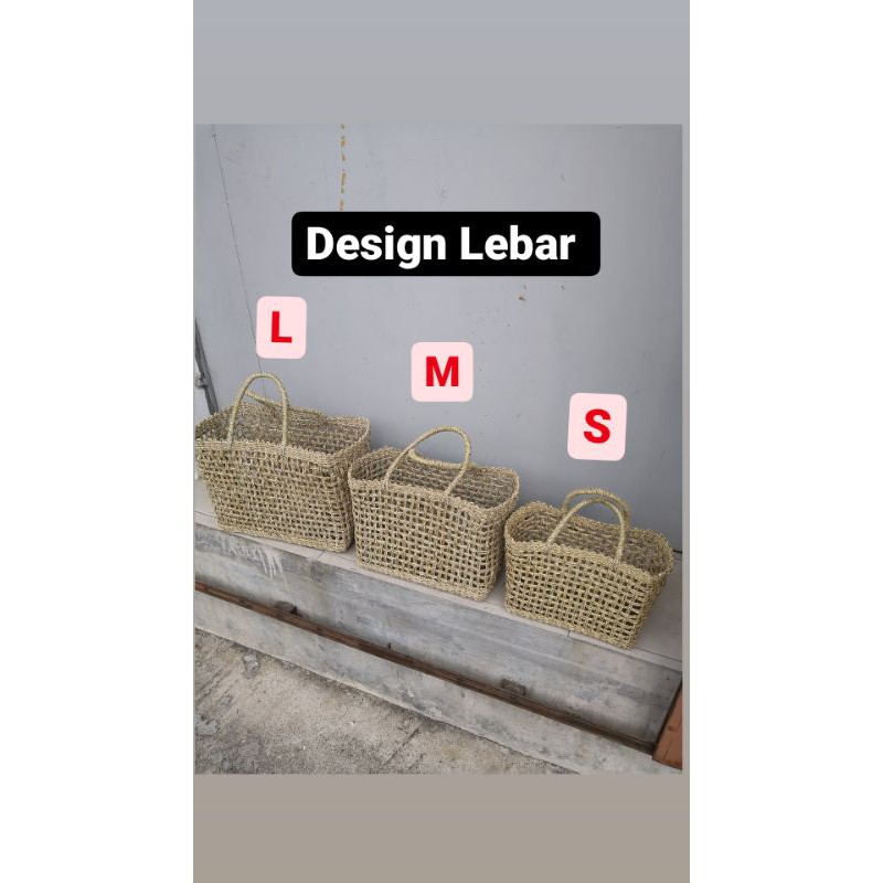 [Ready Stock] Traditional Picnic Bag Khemah 3 In 1 Jut Rattan Bag Beg ...