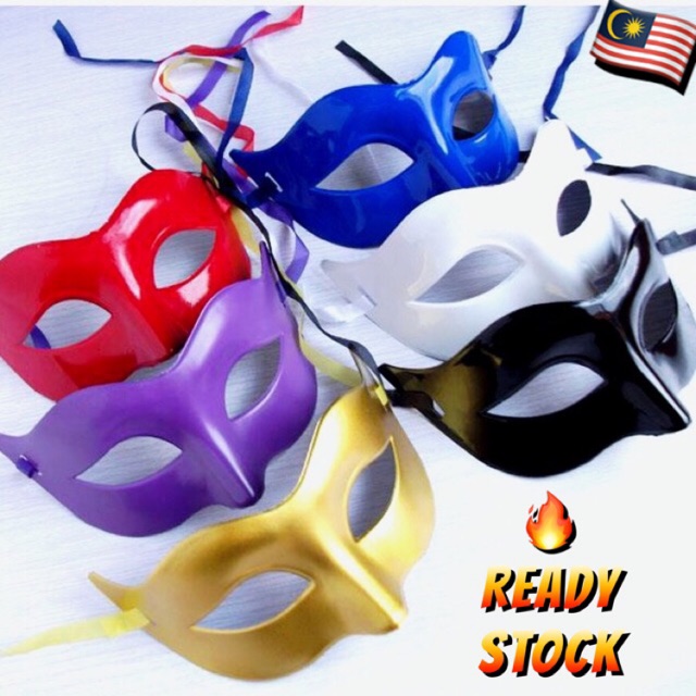 Plain Masquerade Mask. Party Mask for men | Shopee Malaysia