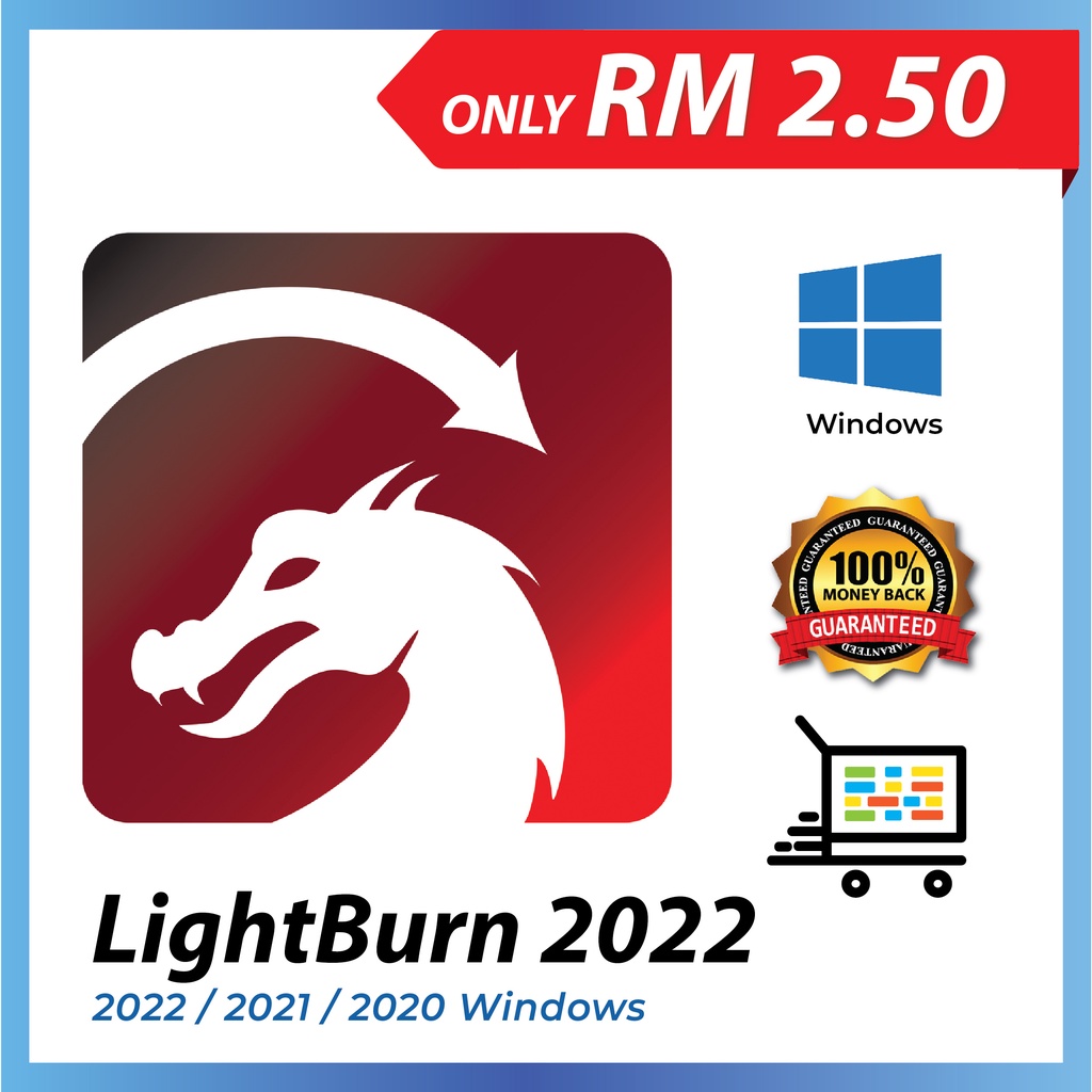 【Versi Terbaru】 Lightburn 2022 | Laser Cutters | Full Version | Windows ...