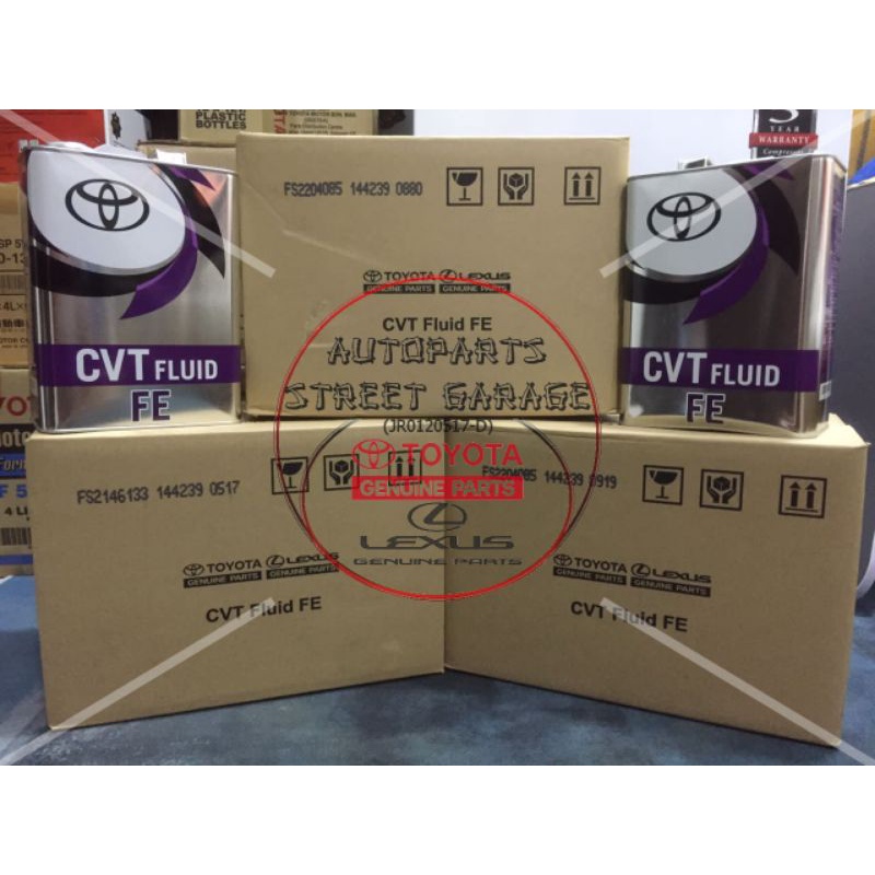 TOYOTA CVT TRANSMISSION FLUID FE 4 LITER | Shopee Malaysia