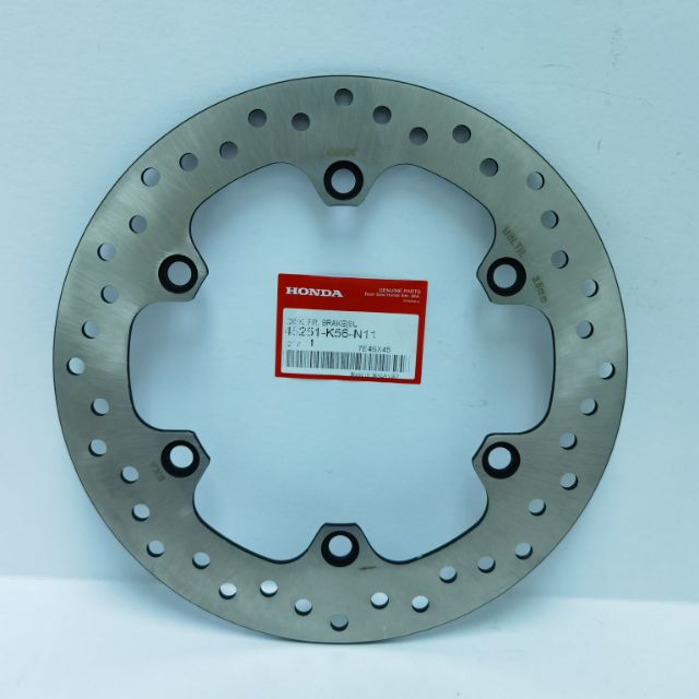 HONDA RS150 DISC PLATE BRAKE FRONT 100% 45251-K56-M91 45251-K56-N11 ...
