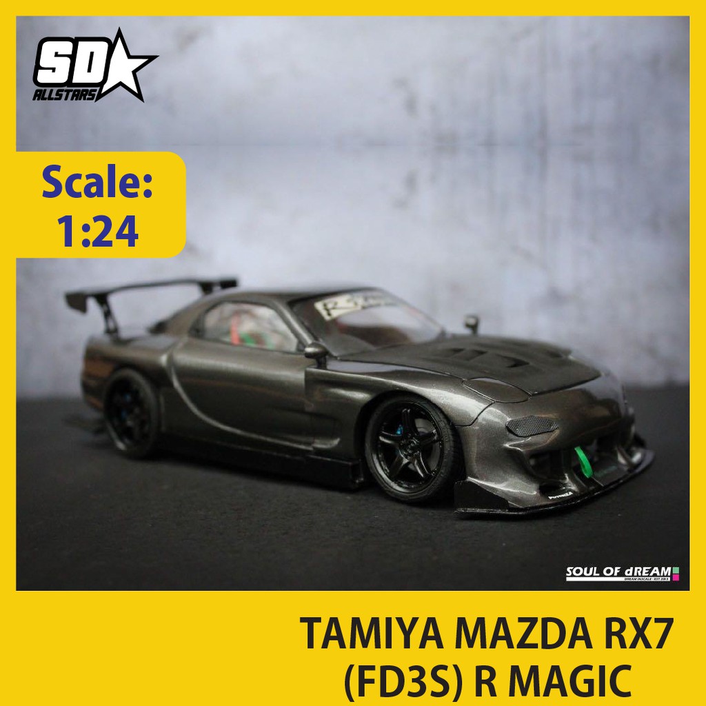 1:24 TAMIYA MAZDA RX7 (FD3S) R MAGIC BODYKIT SD STUDIO | Shopee Malaysia