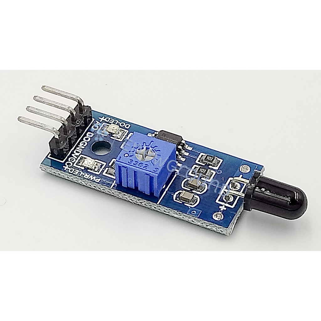 Infrared flame detector sensor module (LM393) | Shopee Malaysia