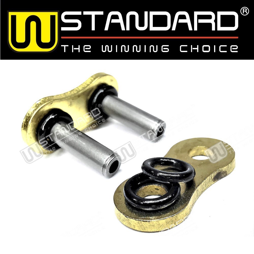 WStandard O-Ring Chain Joint 520 Clip Rivet Gold Chain Pin Master Link ...