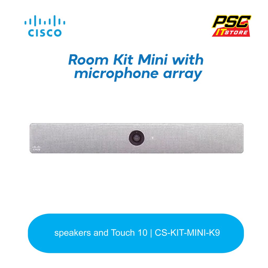 Cisco Webex Room Kit Mini with microphone array | speakers and Touch 10 ...