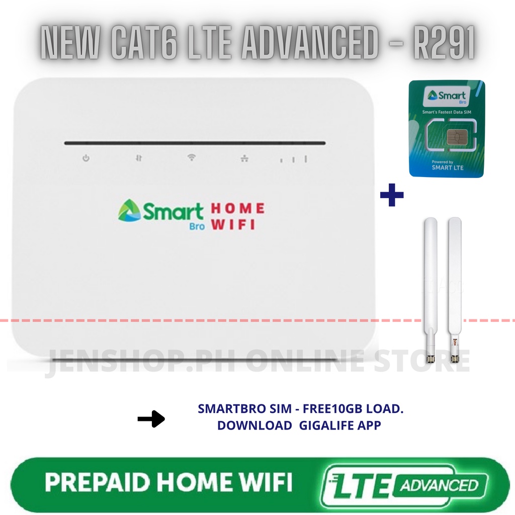 Smart Bro Prepaid Home WiFi LTE-Advance (Available Openline Boosteven-R291) | Shopee Malaysia