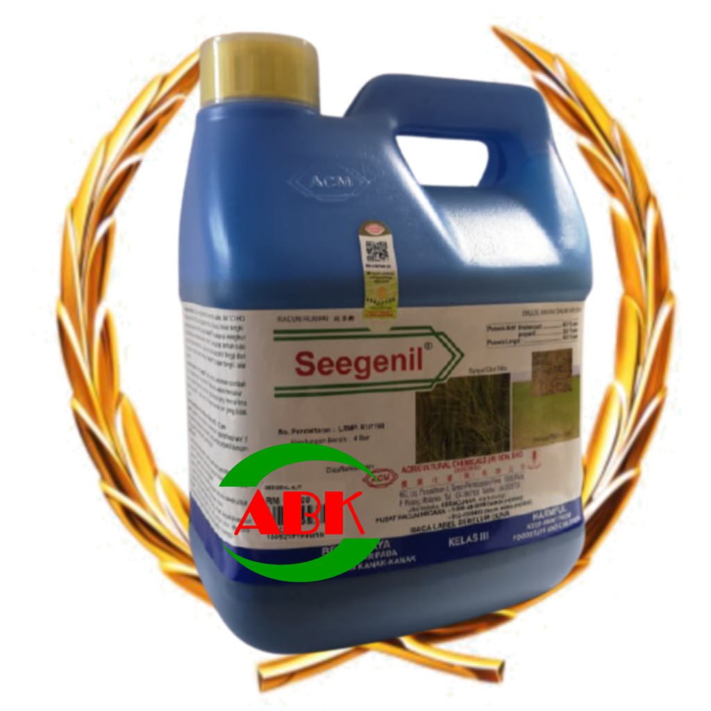 [OFFICIAL SELLER] ACM SEEGENIL RACUN RUMPUT/RUMPAI DAUN LEBAR 4L 100% ...