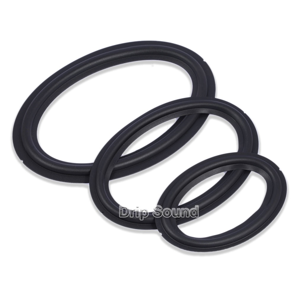 2pcs For 4"x6"/5"x7"/6"x9" inch Audio Speaker Elliptical Rubber ...