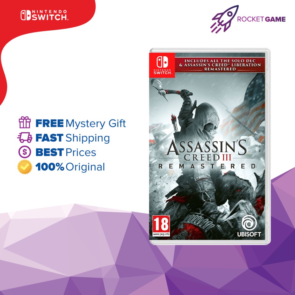 (Nintendo Switch) Assassin's Creed III Remastered | Assassin's Creed 3 ...