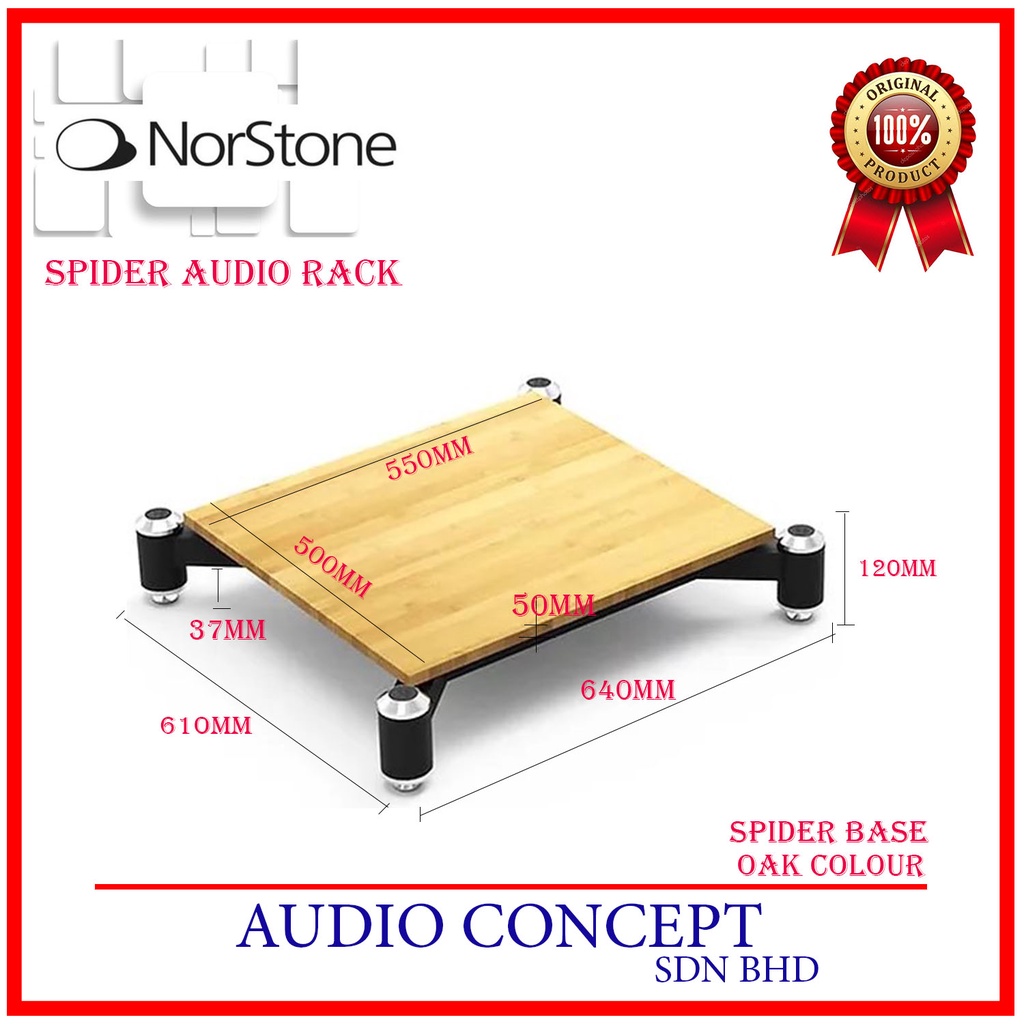 Norstone Spider Hi-Fi Rack | Shopee Malaysia