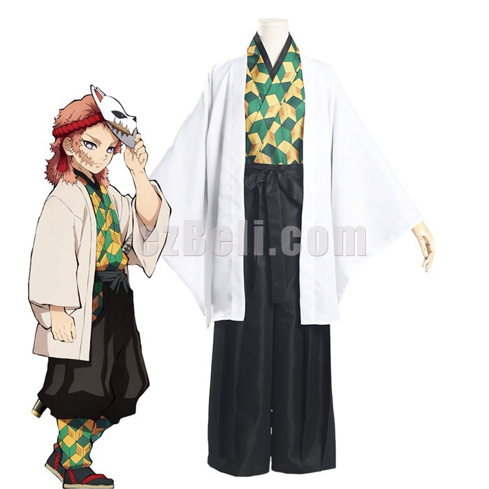 Anime Demon Slayer Kimetsu no Yaiba Sabito Japanese Kimono Blade of ...