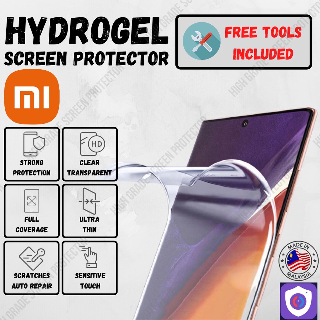 Redmi Hydrogel Note 6Pro 5 5Pro 5A 4 4X 2 1 Screen Protector Full Coverage Film High Grade ...