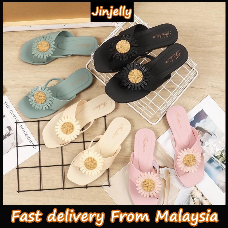 Bunga Sandal Women's Slipper Lady Perempuan Wanita Girl Lawa Casual ...