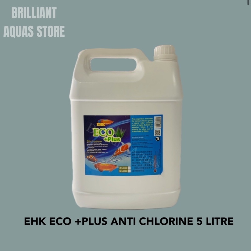 Eco Plus Anti Chlorine 5 Litre EHK | Shopee Malaysia