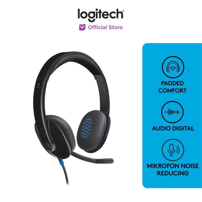 Original Logitech H540 Gaming Headset USB Headset | Shopee Malaysia