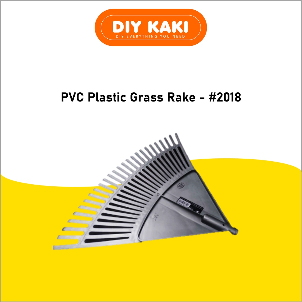PVC Grass Raker 44cm x 44cm / High Quality / Kepala Pencakar Cakar ...