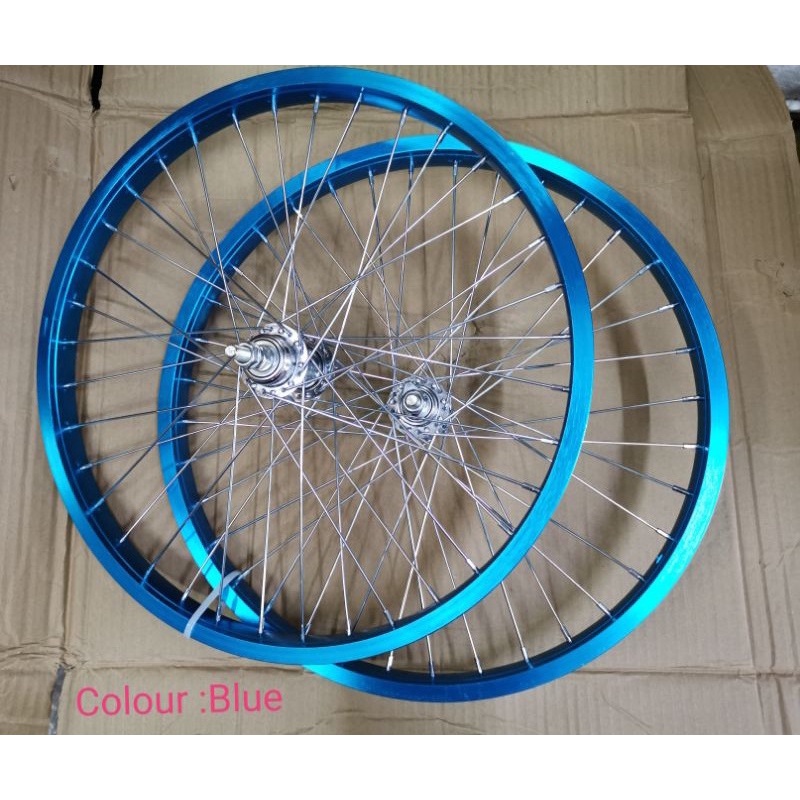 BMX Rim biasa dan tebal sesuai untuk basikal size 20"x1.75, 1.95 x 2. ...