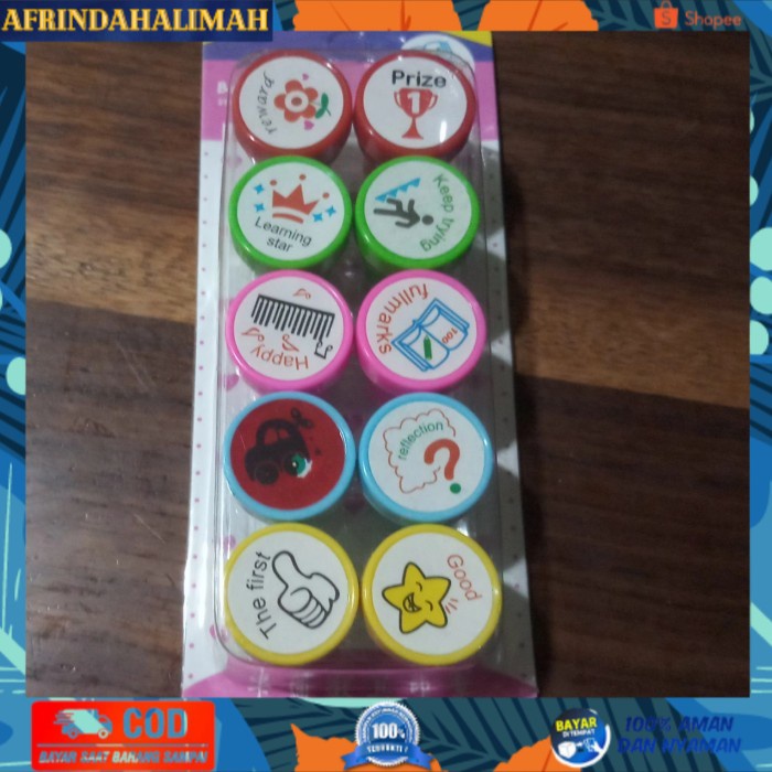 Rubber Stamps and Cute Images for School Supplies | Shopee Malaysia