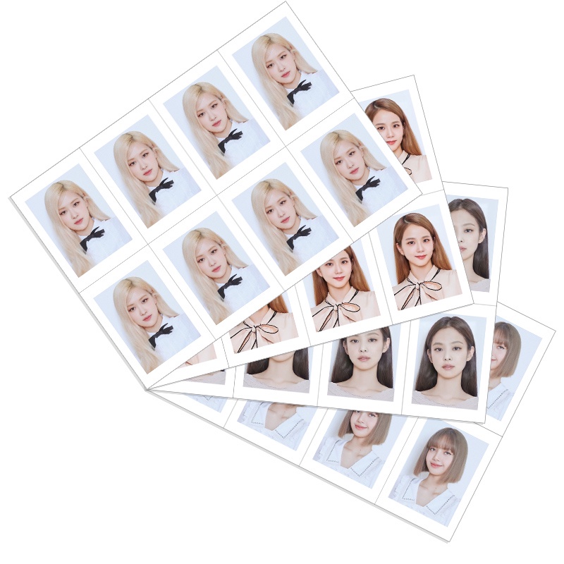 Kpop Black pink Lisa Jisoo JENNIE Rosé Photocards School ID Photo HD ...