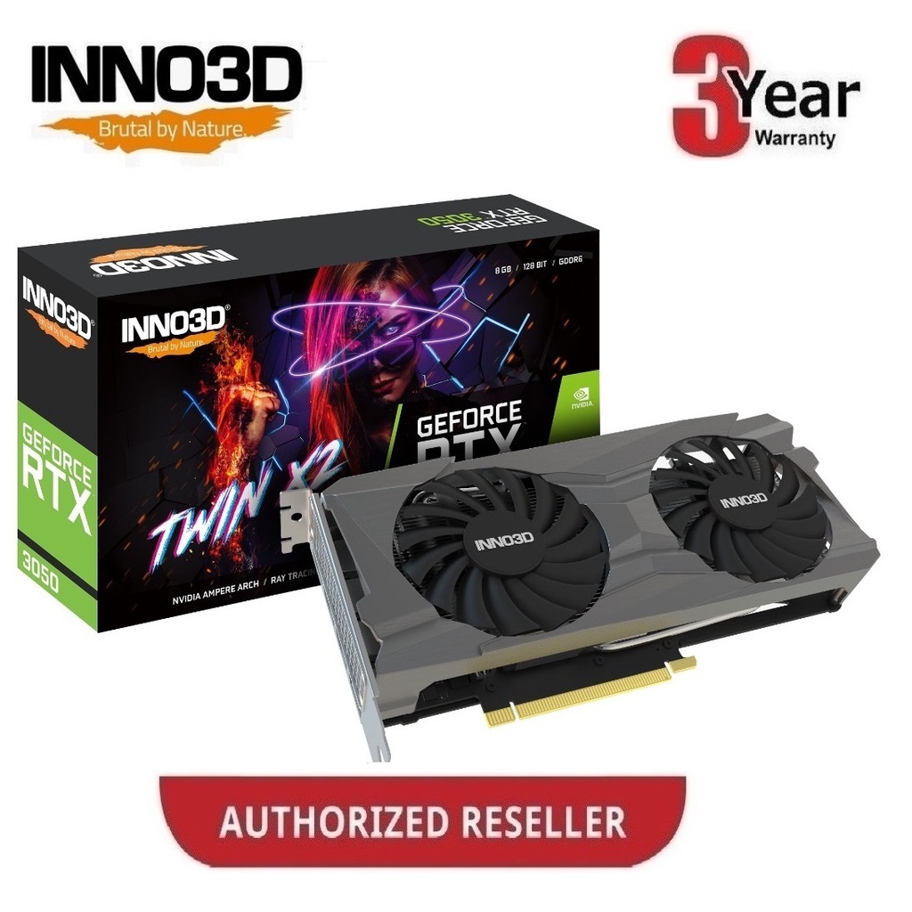 INNO3D GEFORCE RTX 3050 TWIN X2 8GB GDDR6 RTX3050 | Shopee Malaysia