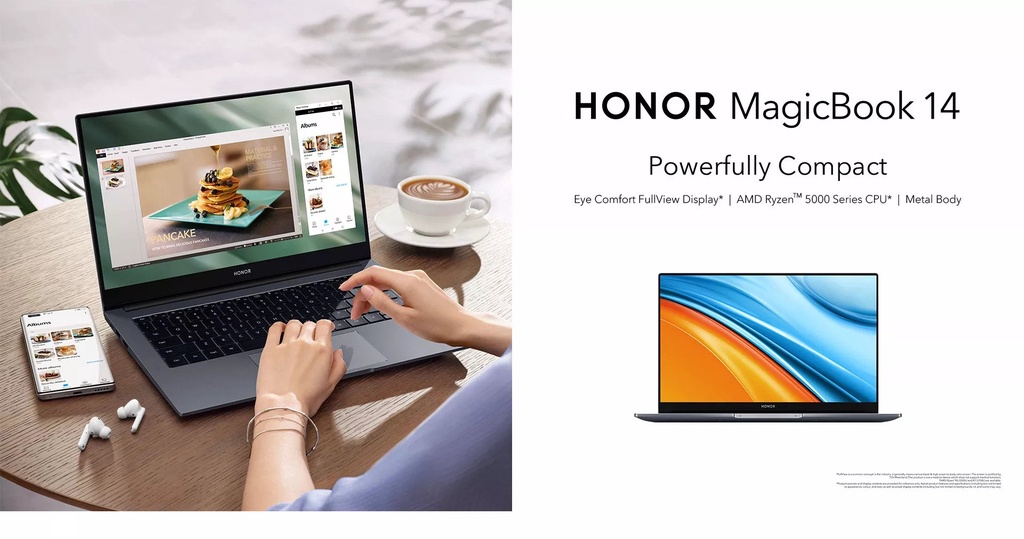 HONOR MagicBook 14 AMD Ryzen 5500U 15.6" 8GB RAM 256GB SSD [2 Year ...