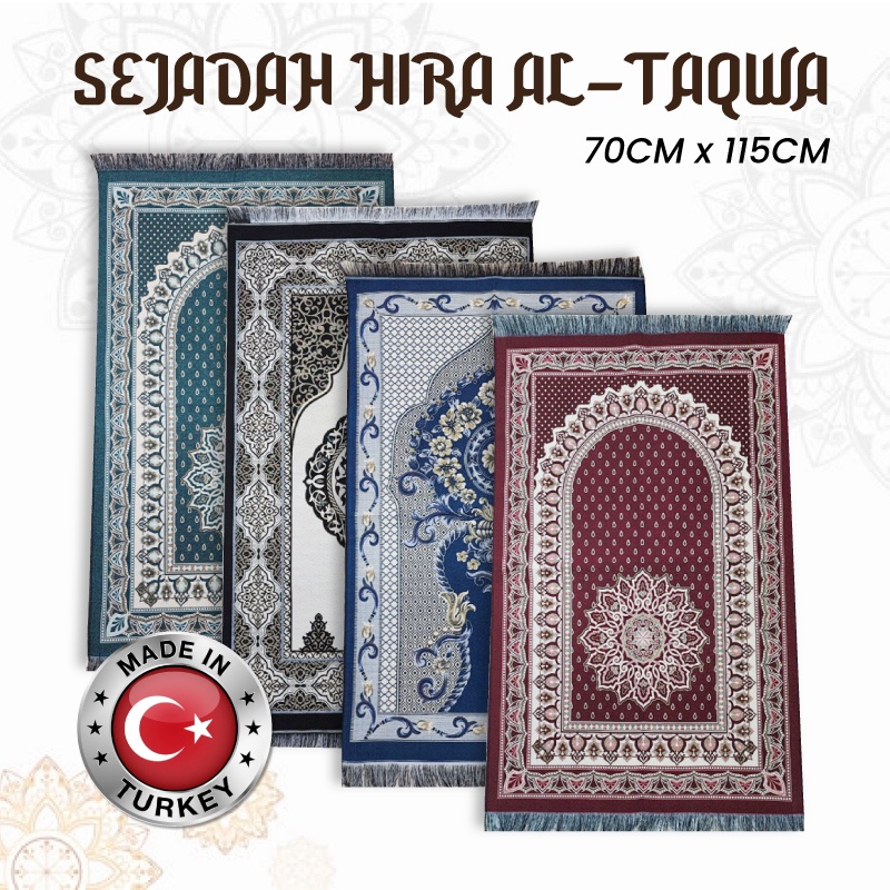 (RANDOM DESIGN)SEJADAH HIRA AL-TAQWA 70CM X 115CM/SEJADAH DEWASA ...