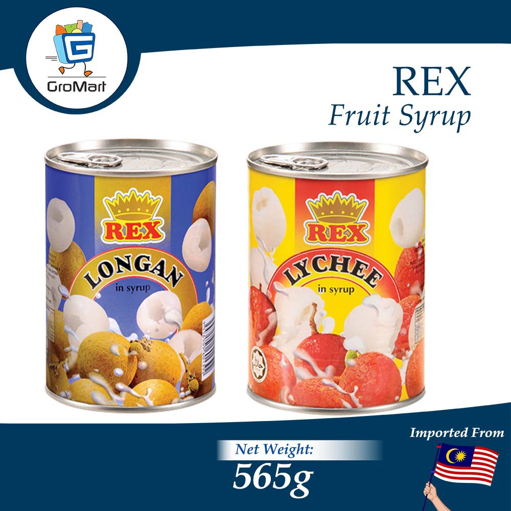 Rex Lychee In Syrup / Rex Longan In Syrup / Canned Fruit/ Halal /Canned ...