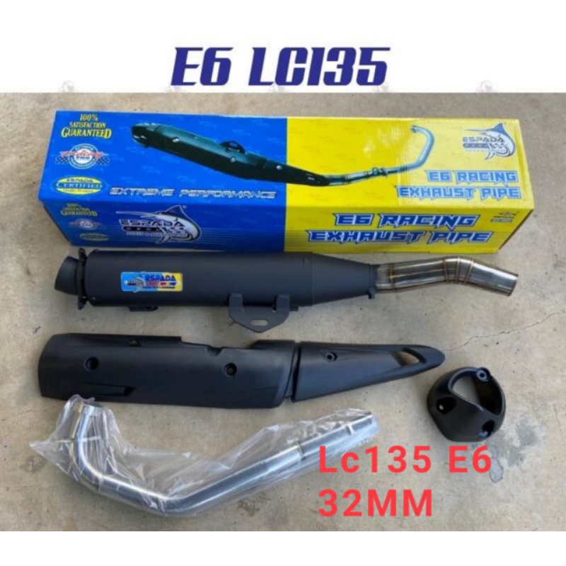 LC135 / Y15 / Y15zr / RS150 / Y16 Exhaust pipe Espada E5 / V5 / E6 28mm 30mm 32mm 35mm | Shopee ...