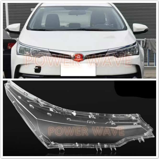 TOYOTA ALTIS 2016-2017 HEADLAMP COVER HEADLAMP LENS HEADLAMP CASING ...