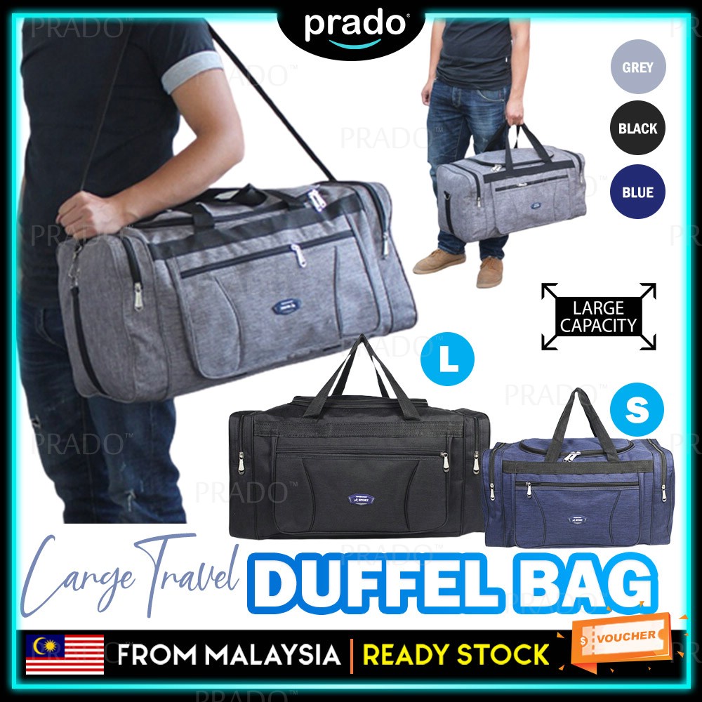 PRADO Large Capacity Duffel Travel Bags Sling Baggage Shoulder Strap ...