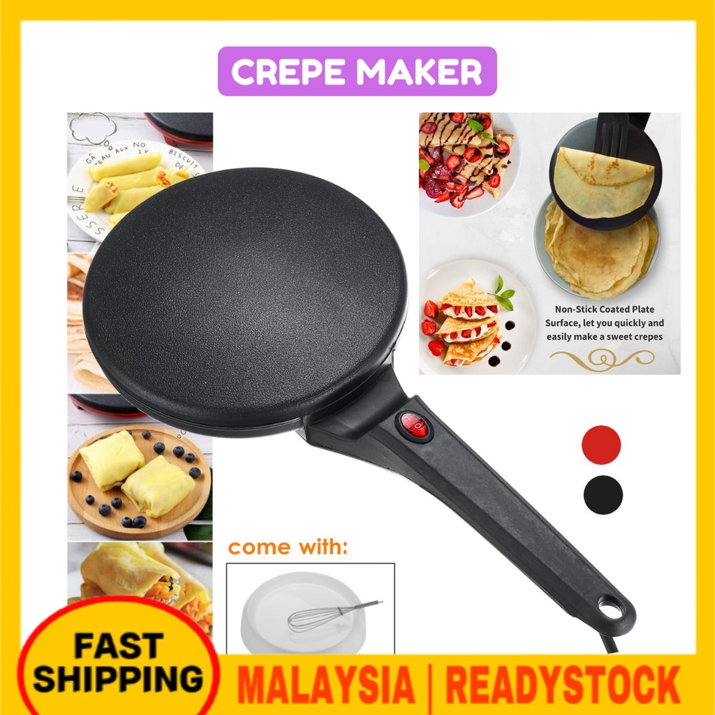 Electric Crepe Maker Pan Pembakar lempeng elektrik Lempeng maker Crepe ...