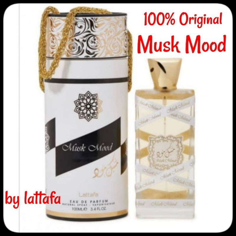 Musk mood 100% original By Lattafa perfume 100 ml EDP | Shopee Malaysia