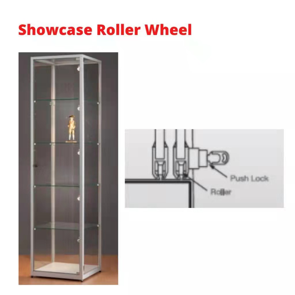 Showcase Roller Aluminium Door Sliding Roller Glass Door Roller Cabinet ...
