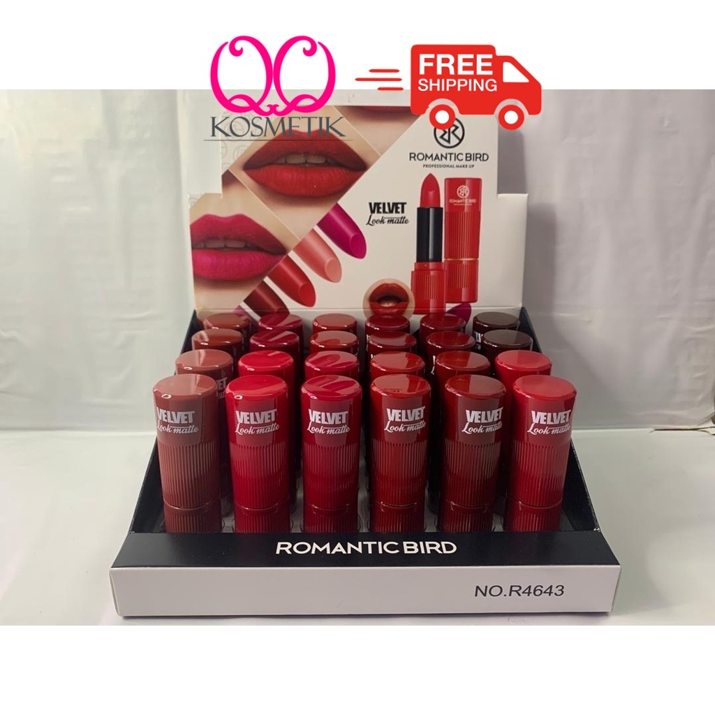 ROMANTIC BIRD Lipstick Velvet Look R4643 | Shopee Malaysia