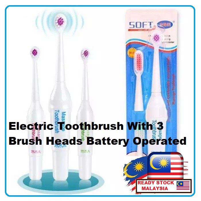 🌻 Local Stock 🌻 Professional Electric Toothbrush With 3 Brush Heads ...
