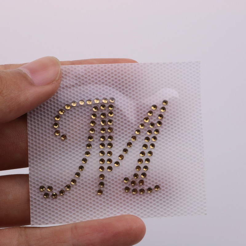 A-Z Hotifx Rhinestone Heat Press Diamond Enligh Letter Baby Name ...