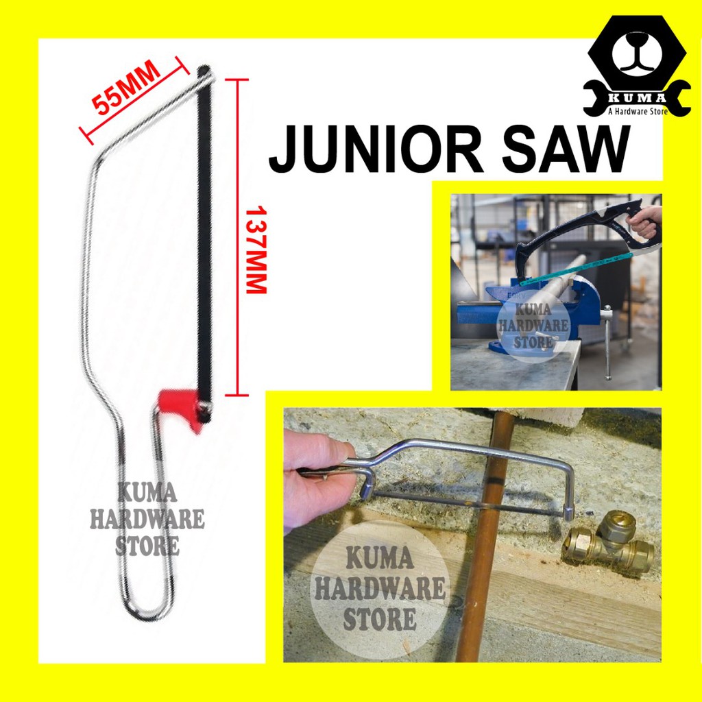 JUNIOR HACKSAW / GERGAJI SERBAGUNA / GERGAJI PVC PIPE | Shopee Malaysia