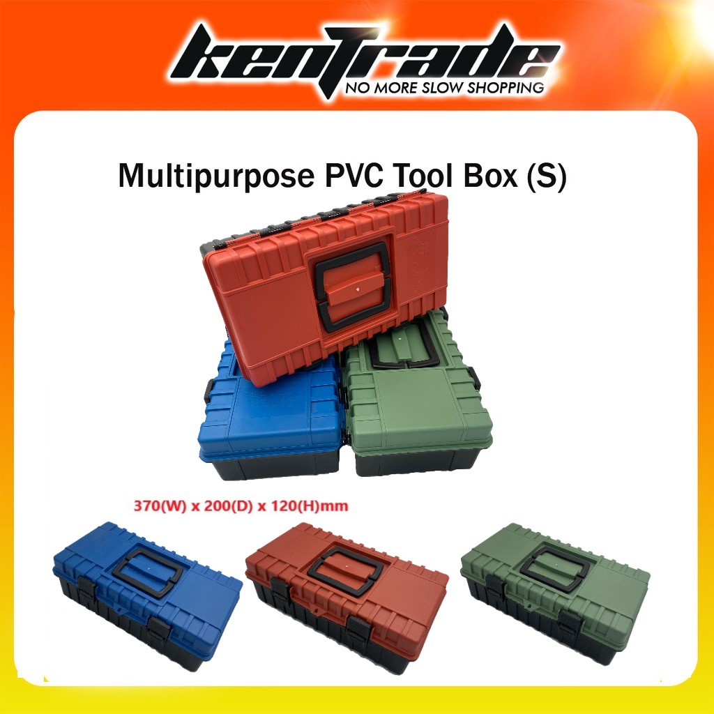 Multipurpose PVC Plastic Tool Box Storage (S) | Shopee Malaysia