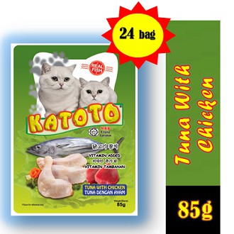 KATOTO Pouch Wet Cat Food 85g / Mixed Flavor x 24 pack | Shopee Malaysia