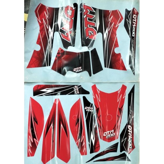 DEMAK DTM 200 - STICKER BODY SET | Shopee Malaysia