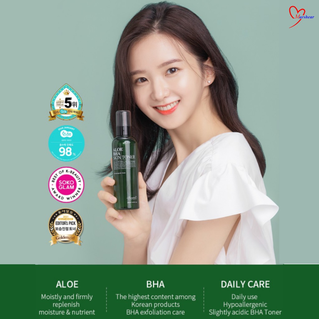 Benton Aloe BHA Skin Toner 30ml/200ml 1pcs x 1ml Sample | PGMall