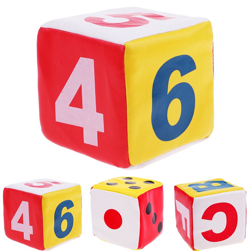 10cm Universal Six Game Child Large PU Leather Sponge Dice Sided Spot ...