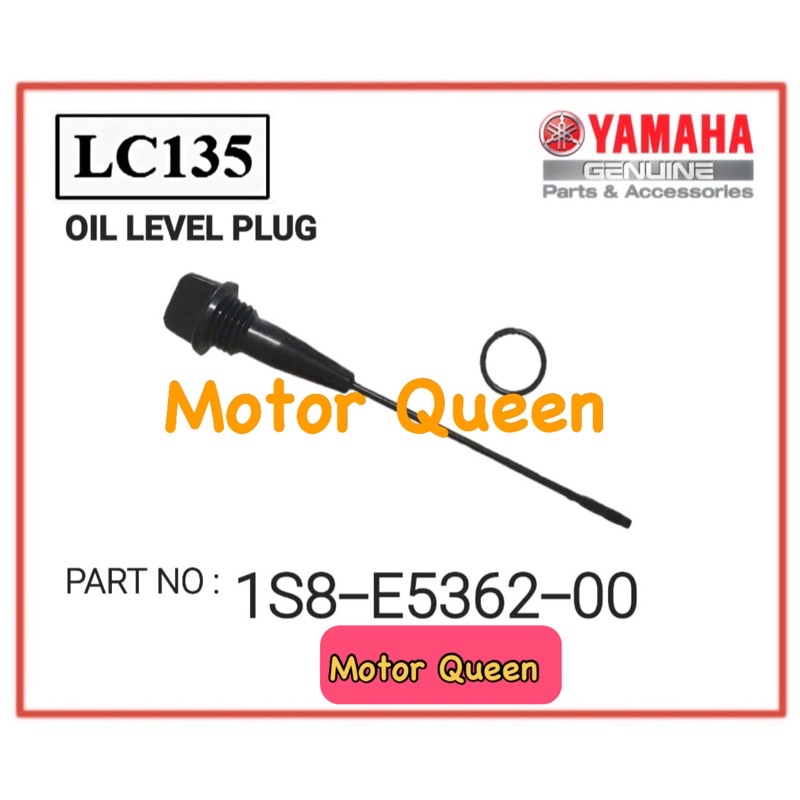 OIL LEVEL PLUG YAMAHA LC 135 LC135 ORIGINAL HLY YAMAHA OIL LEVER GAUGE ...
