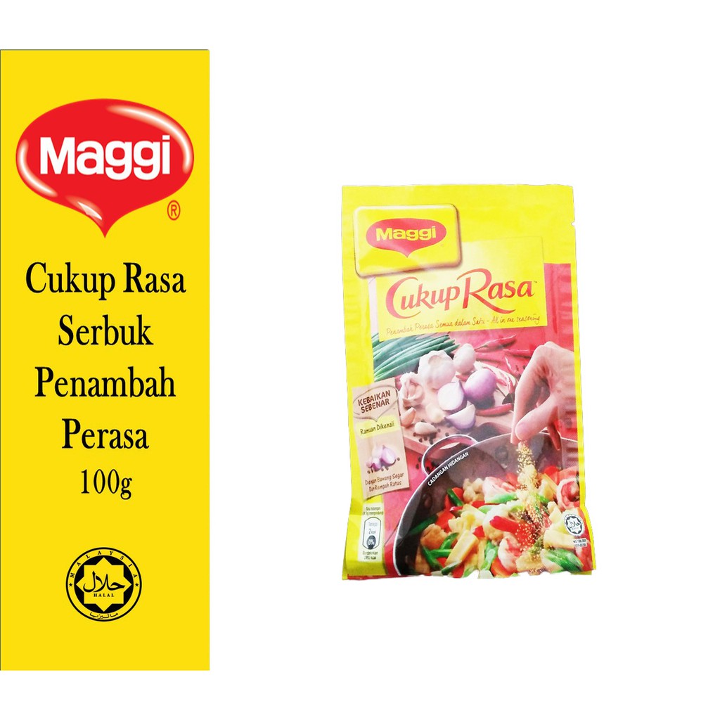 Maggi Cukup Rasa Penambah Perasa 100g | Shopee Malaysia