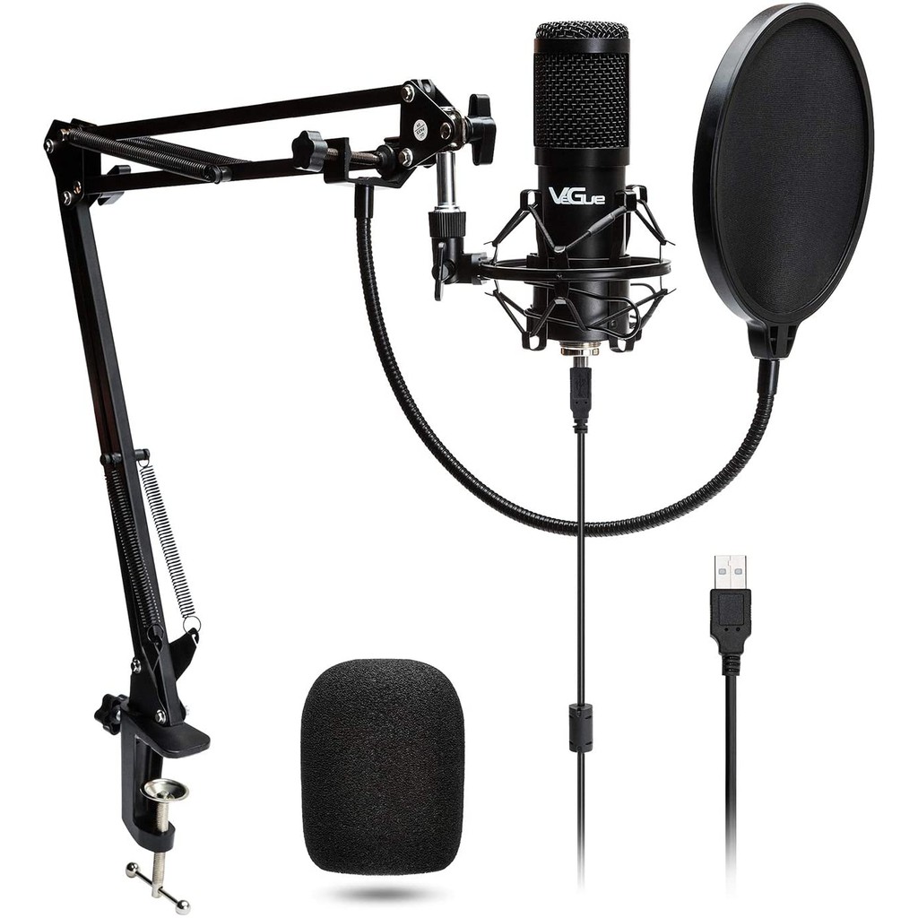 VeGue USB Microphone Kit VG016 Professional Condenser Computer PC ...