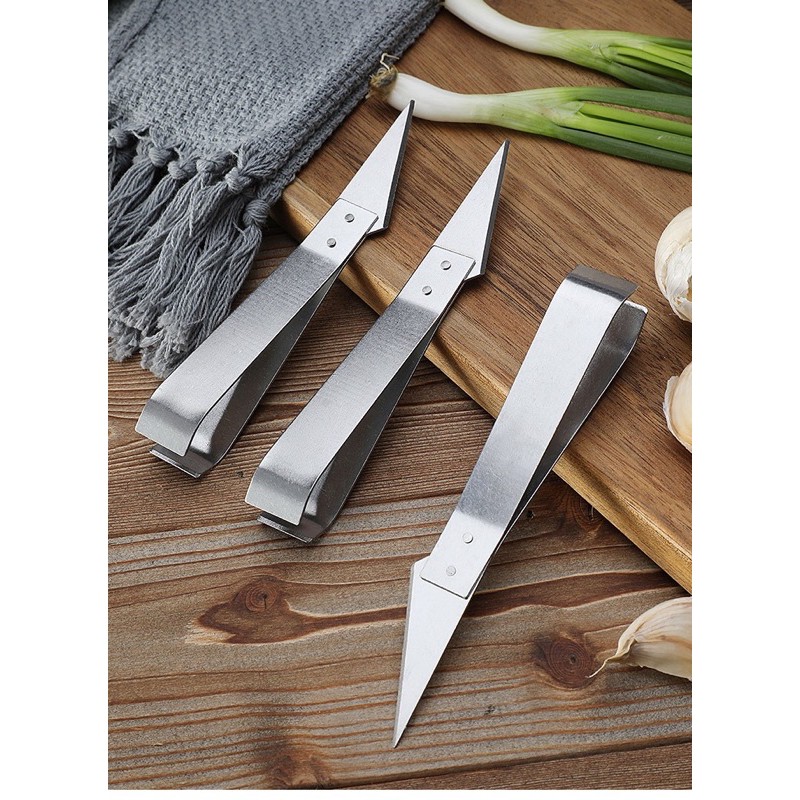 2 in 1 Sepit Bulu Ayam dengan Pisau Stainless Steel /Penyepit bulu ayam ...