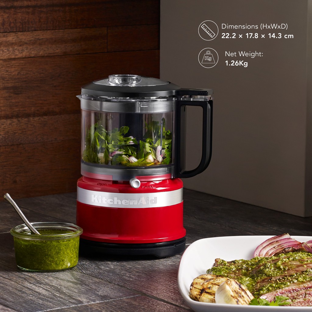 KitchenAid Mini Food Chopper (3.5 Cups) 5KFC3516 | Shopee Malaysia