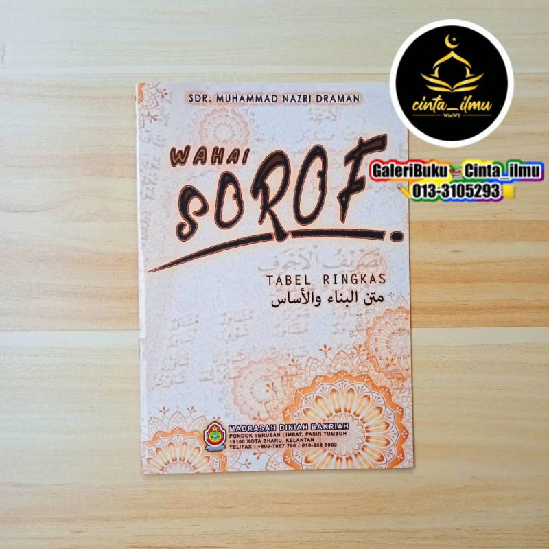 risalah table soraf ( jadual ) | Shopee Malaysia