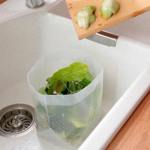Drainage Garbage Filter Independent Sink Filter Bag 30pcs (WHITE ...