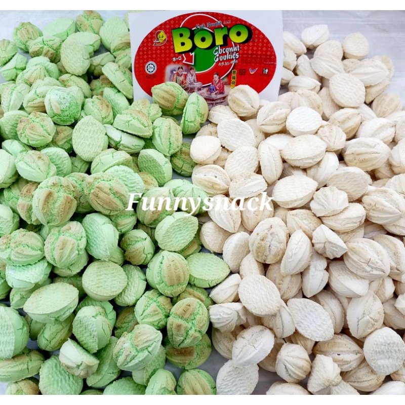 Es 400g~ 1.2kg Boro Kuih Bangkit Biskut Coconut Cookies *Biskut Timbang ...